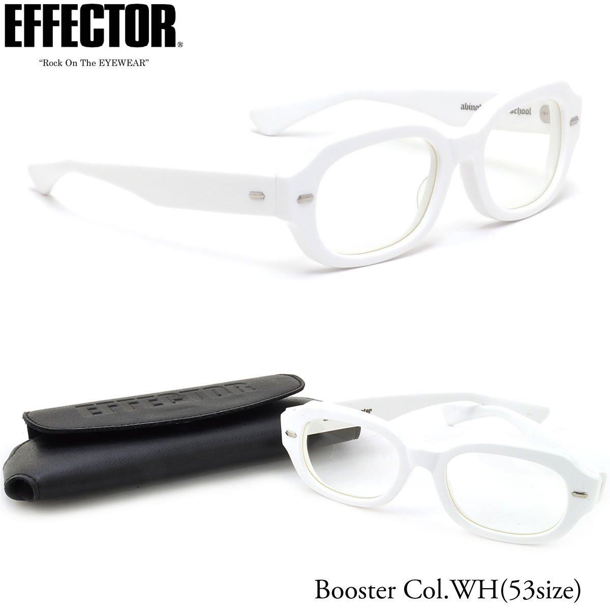 EFFECTOR エフェクター メガネ 紫外線カットレンズセット MOJO TUR 48サイズ｜ファッション