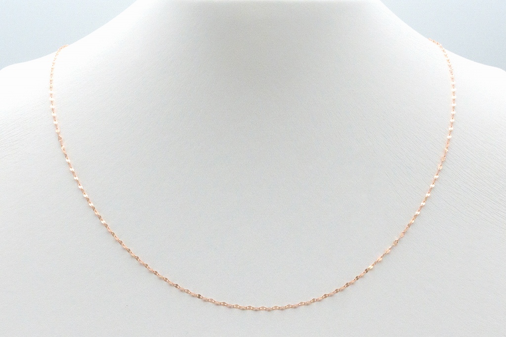 宝石K18PG ファンタジアチェーン0.2φNO.2 45cm スライド付の卸専門通販サイト【メルキュール】