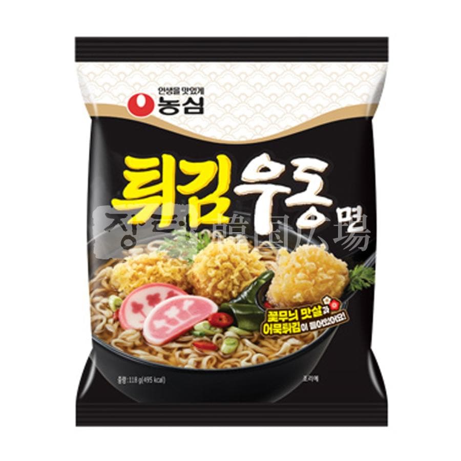 【農心】 天ぷらうどん麺 (袋) 118g / 32入 | 麺類,ラーメン（袋ラーメン、カップラーメン) | 064広場