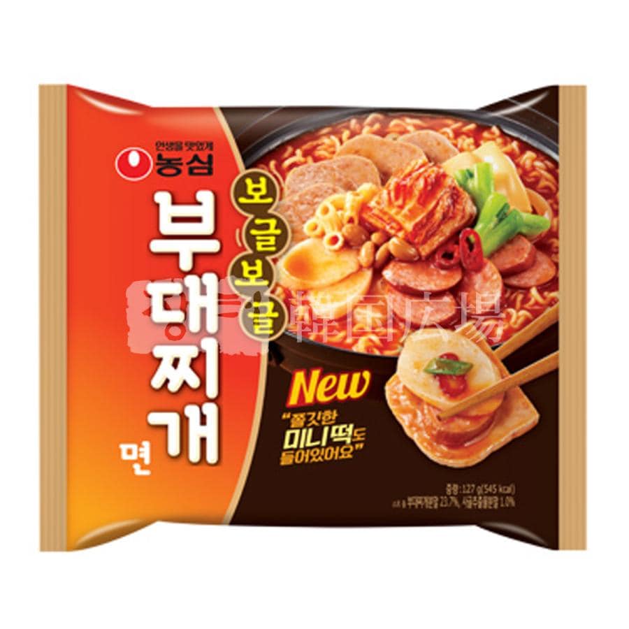 【農心】 プデチゲラーメン (袋) 127g / 32入 | 麺類,ラーメン（袋ラーメン、カップラーメン) | 064広場