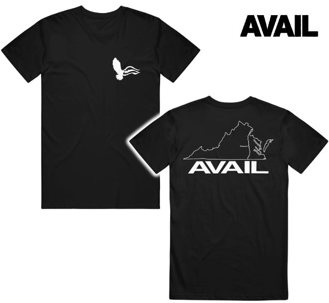 Avail / アヴェイル - Richmond Tシャツ(ブラック) | Tシャツ | バンドTシャツのPositiveDive（ポジティブダイブ）