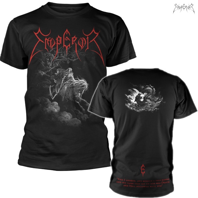 Emperor / エンペラー - RIDER 2017 Tシャツ(ブラック) | Tシャツ | バンドTシャツのPositiveDive ...