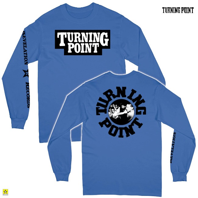 【即納】Turning Point / ターニング・ポイント- BLOCK LETTERS ロングスリーブ・長袖シャツ(ブルー) | トップス ...