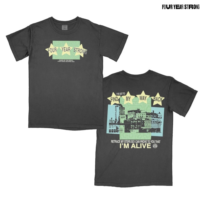 Four Year Strong / フォー・イヤー・ストロング - MAZE Tシャツ(ブラック) | Tシャツ | バンドTシャツの ...