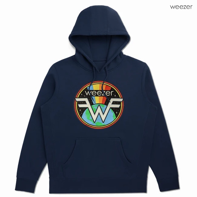 Weezer / ウィーザー - SYMBOL LOGO プルオーバーパーカー (ネイビー) | アウター,プルオーバー | バンドTシャツの ...