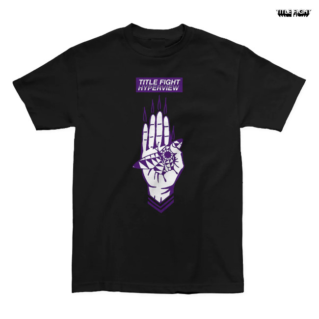 Title Fight / タイトルファイト - HYPERVIEW HAND Tシャツ(ブラック) | Tシャツ | バンドTシャツの ...