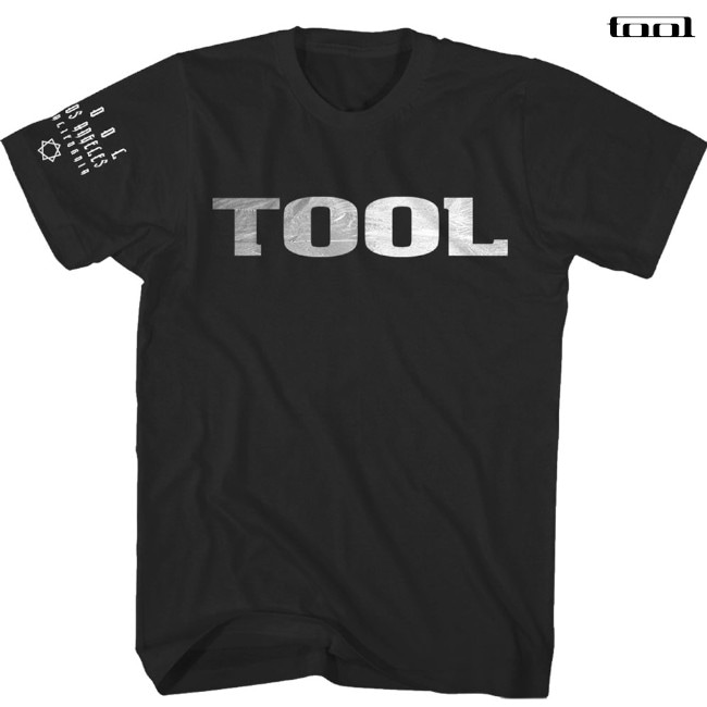TOOL / トゥール - METALLIC SILVER LOGO Tシャツ (ブラック) | Tシャツ | バンドTシャツの ...