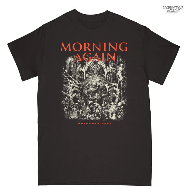Morning Again / モーニング・アゲイン - BORROWED TIME Tシャツ(ブラック) | Tシャツ | バンドTシャツの ...