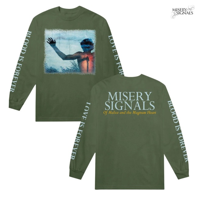 Misery Signals / ミザリー・シグナルズ - OF MALICE MOSS ロングスリーブシャツ (グリーン) | トップス ...