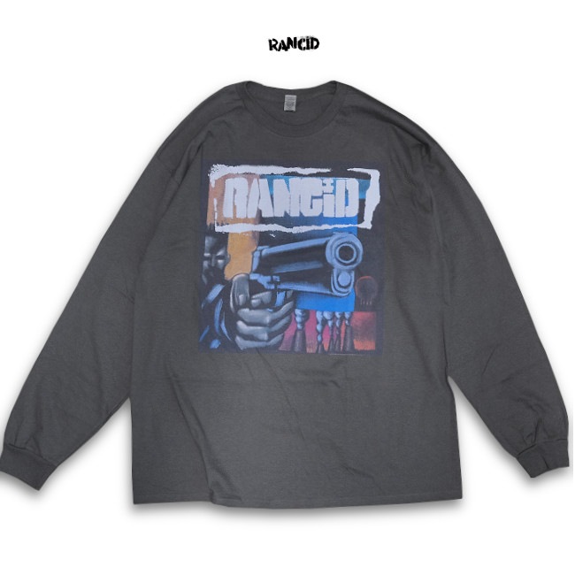 【即納】RANCID / ランシド - Rancid '93 ロングスリーブシャツ (チャコールグレー) | トップス,ロングスリーブ・長袖 ...