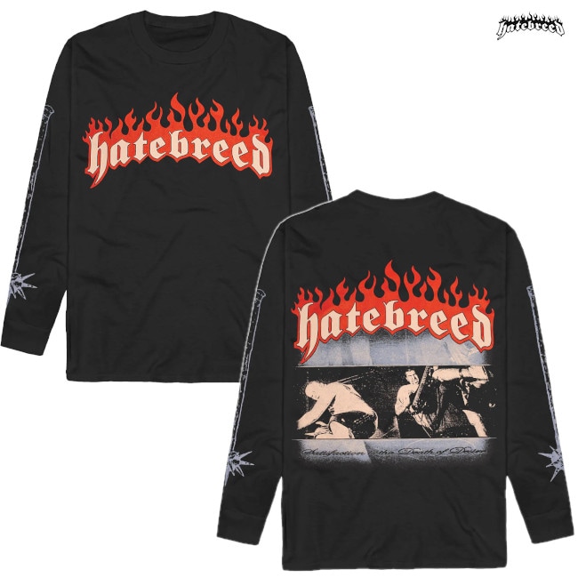 Hatebreed /ヘイトブリード - Satisfaction ロングスリーブシャツ(ブラック) | すべての商品 | バンドTシャツのPositiveDive（ポジティブダイブ）