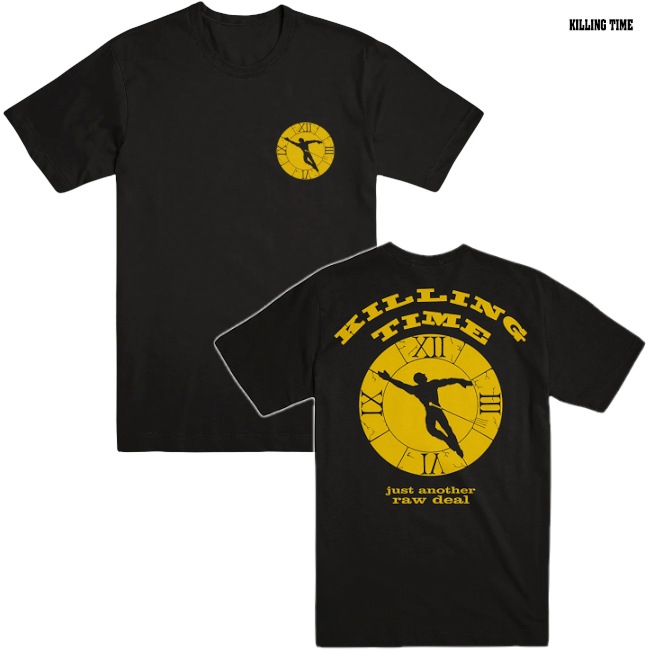 Killing Time / キリング・タイム - Clock Tシャツ (ブラック) | Tシャツ | バンドTシャツのPositiveDive（ポジティブダイブ）