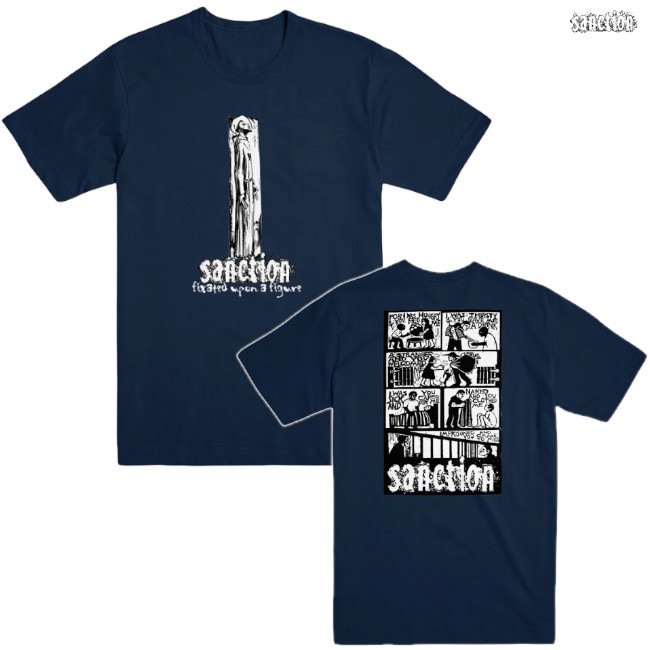 Sanction / サンクション - Fixated Tシャツ (ネイビー)※2週間限定 | Tシャツ | バンドTシャツの ...