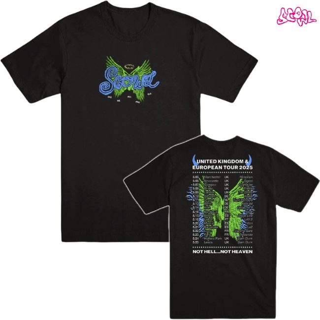 Scowl / スカウル - UK/EU Tour Tシャツ (ブラック)※2週間限定 | すべての商品 | バンドTシャツの ...