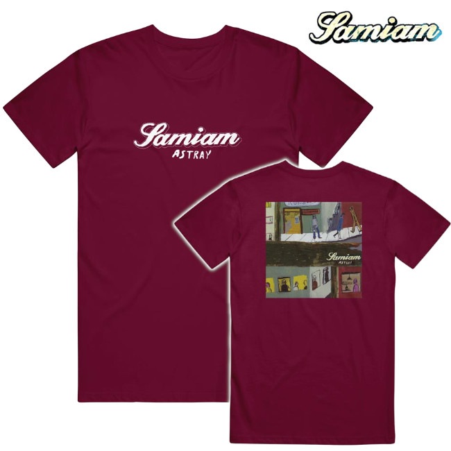 Samiam / サマイアム - Astray Tシャツ(マルーン) | Tシャツ | バンドTシャツのPositiveDive（ポジティブダイブ）
