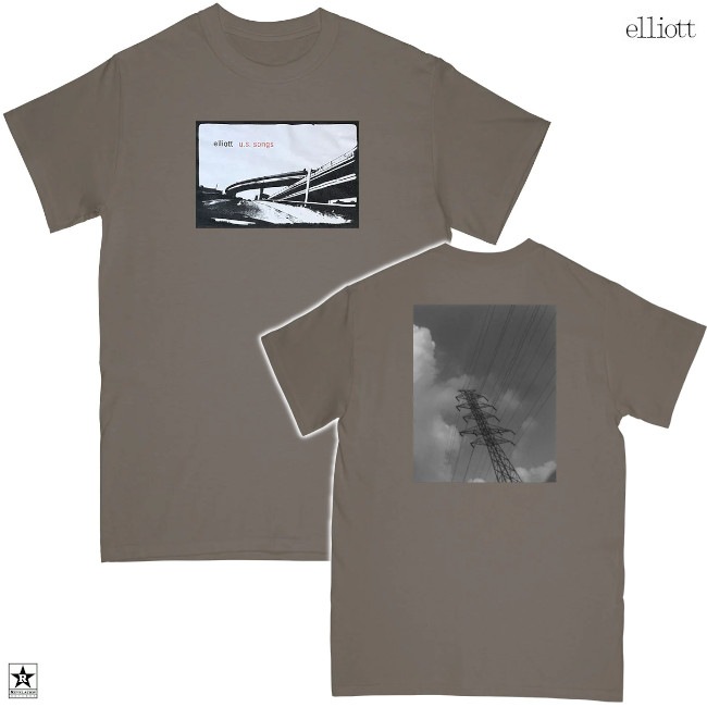 Elliott / エリオット - U.S. SONGS Tシャツ(グレー) | Tシャツ | バンドTシャツのPositiveDive ...