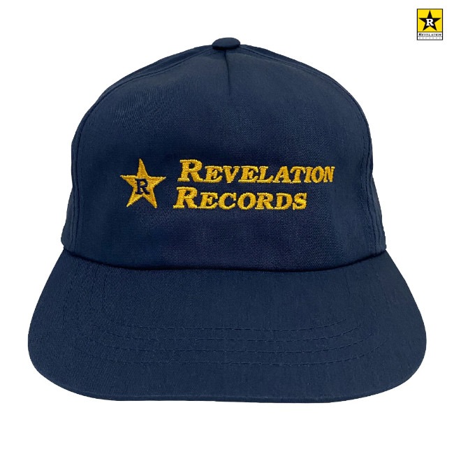 【即納】Revelation Records / レヴェレーション・レコード - Gold Logo スナップバック・キャップ (ネイビー ...