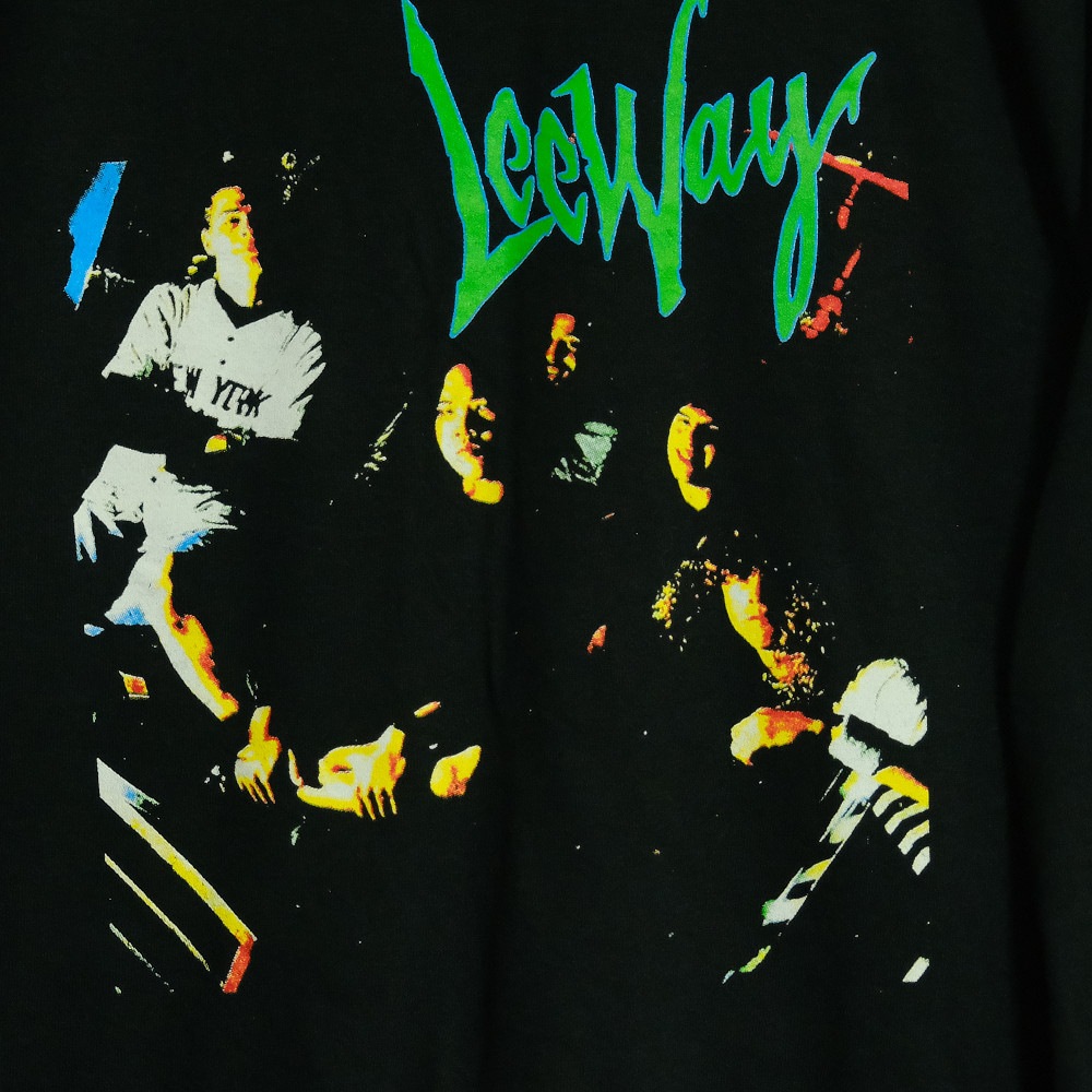 【即納】LEEWAY / リーウェイ - Desperate Measures Logo ロングスリーブ・長袖シャツ(ブラック)※限定アイテム ...