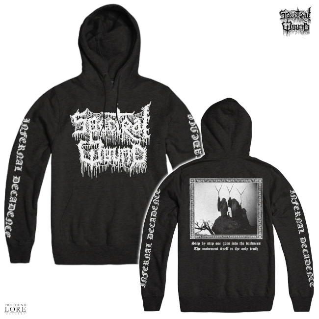 Spectral Wound / スペクタクル・ワウンド - INFERNAL DECADENCE プルオーバーパーカー(ブラック ...