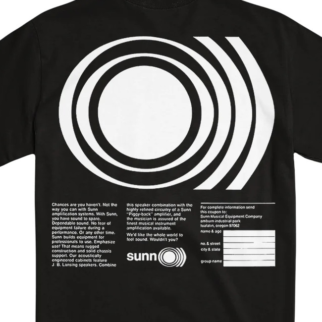 Sunn O))) / サン - EVER BREATHE A FREQUENCY Tシャツ(ブラック) | Tシャツ | バンドTシャツのPositiveDive（ポジティブダイブ）