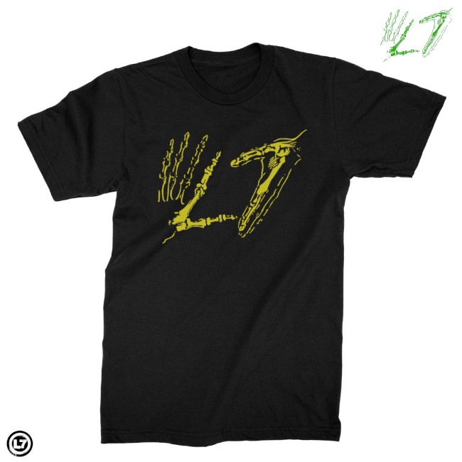 L7 / エル・セブン - Yellow Hands Tシャツ(ブラック) | Tシャツ | バンドTシャツのPositiveDive ...