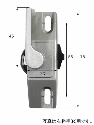 サッシクレセント 三協アルミ 住宅用 ノイスタ用 3K2215 シルバー | メーカー別,三協立山アルミ | 網戸サッシ部品窓の専門店