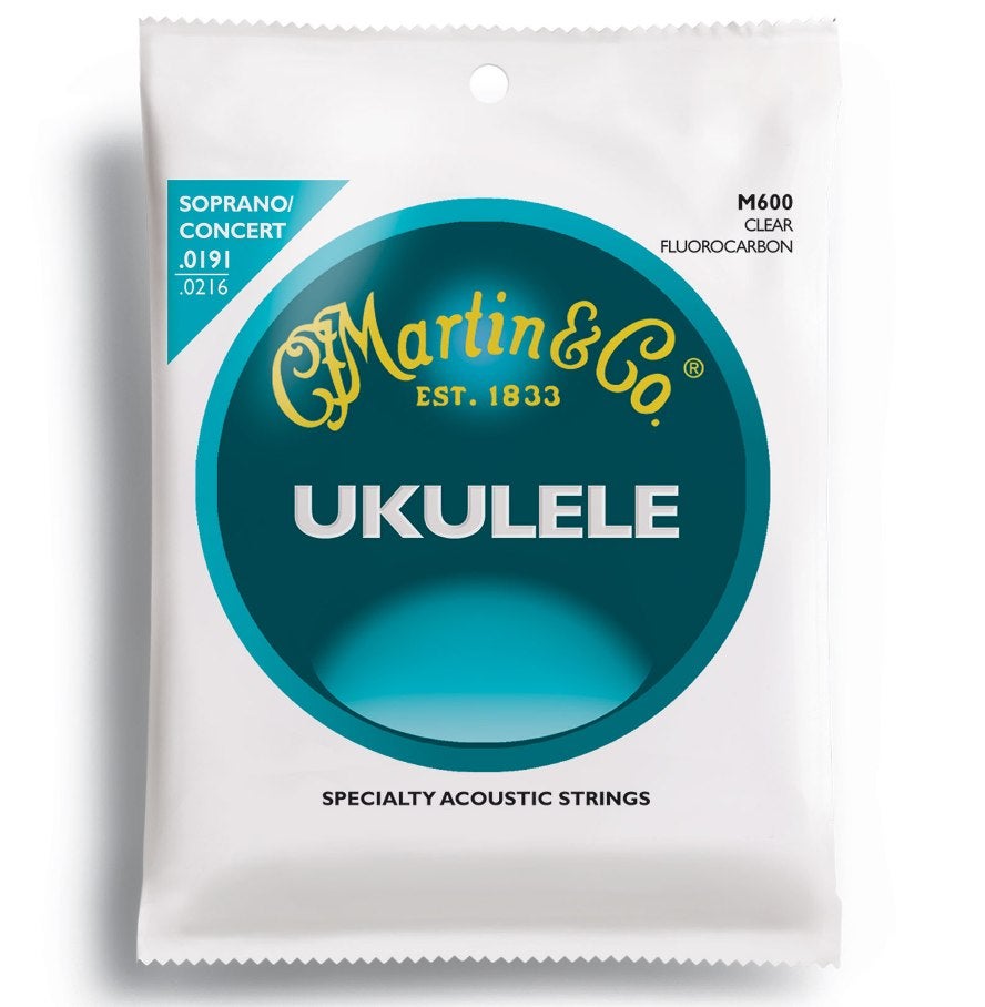 Martin / Ukulele Clear Fluorocarbon M600 Soprano/Concert 19.1-22.0 ウクレレ ...