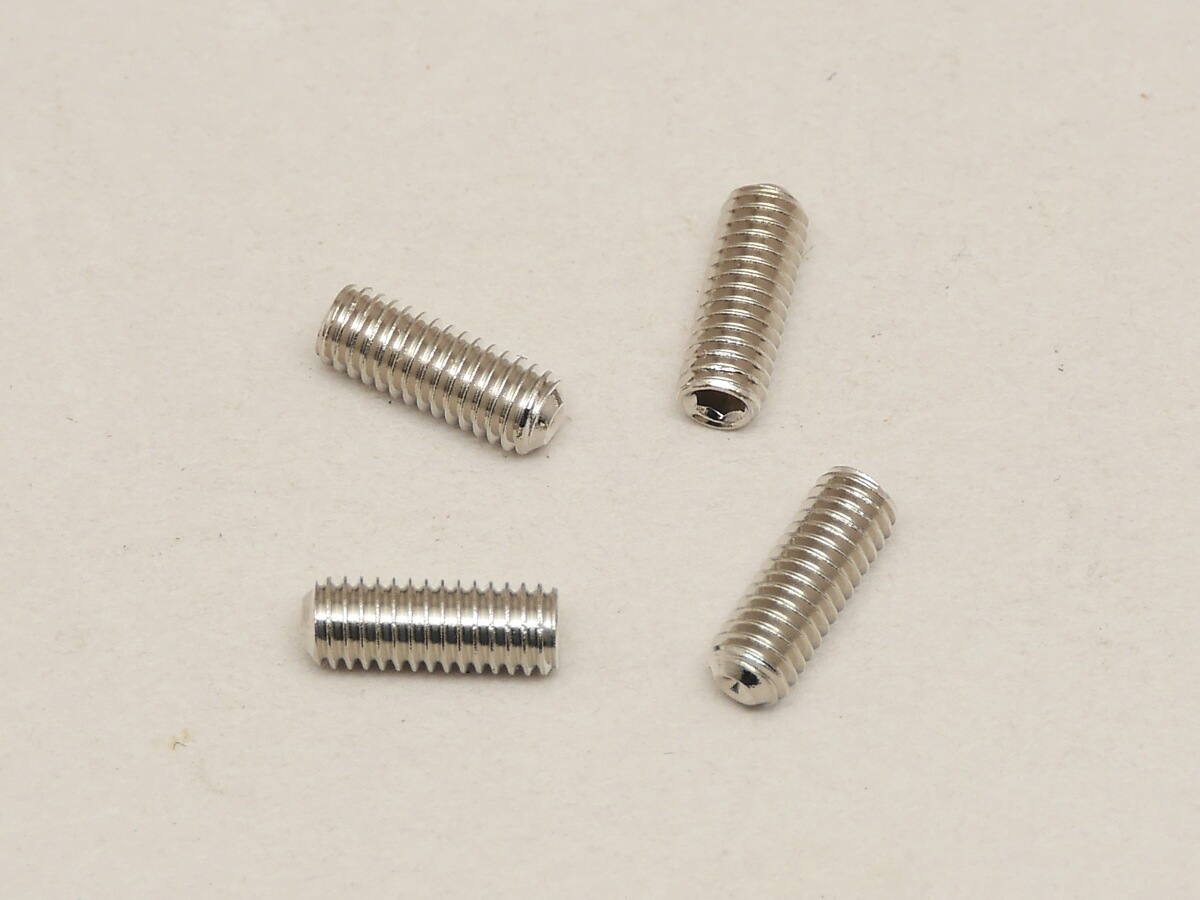 Fender / 弦高調整ネジ ST TL JM JG用 ニッケル 3×8mm 4本セット 770-9501-000 フェンダー | その他 ...
