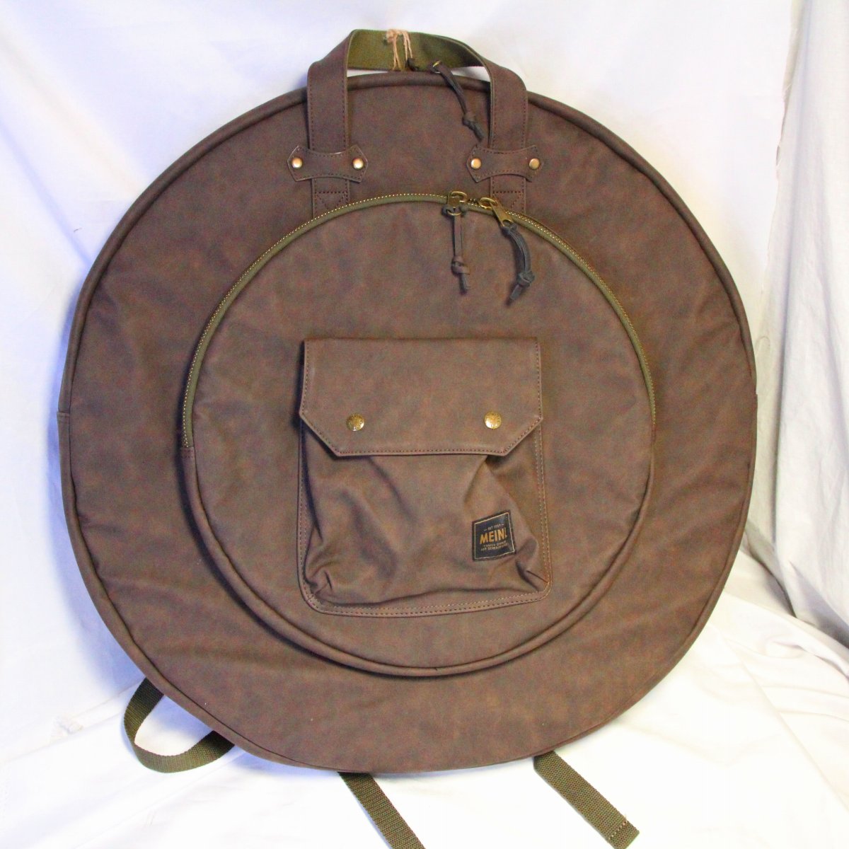 MEINL / MVHC22DB 22" VINTAGE HYDE Cymbal Bags Dark Brown マイネル シンバルケース ...
