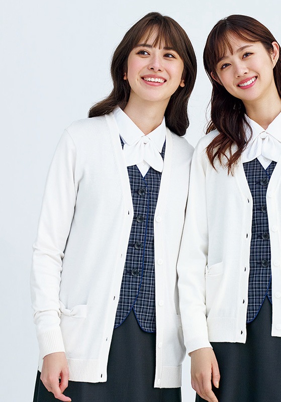 ENJOY(エンジョイ) ロングカーディガン EWG828 | UNIPRO OFFICE WEAR｜ユニプロ オフィスウェア | カーディガン,ロング丈カーディガン