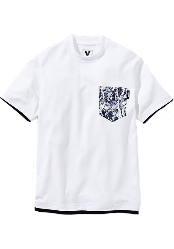 HOOH 鳳皇 VILEA 村上被服 レイヤード風半袖Tシャツ(裏綿) 515 | UNIPRO WORK WEAR｜ユニプロ ワークウェア | ポロ・Tシャツ,半袖T