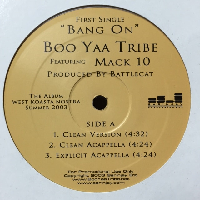 BOO YAA TRIBE / BANG ON | VINYL,A.B.C.D | IITIGHT MUSIC