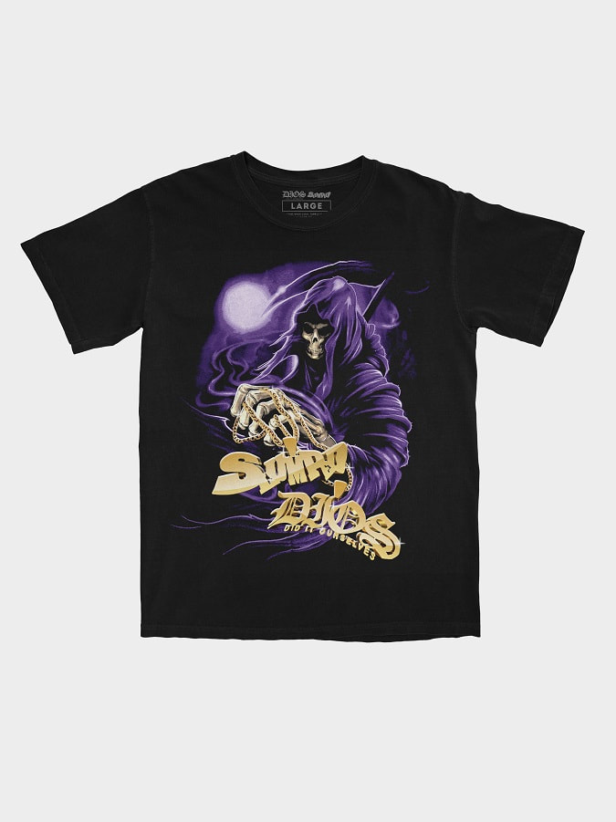 DIOS X SLUMPED GRIM REAPER T-SHIRTS | MERCHANDISE,WEAR | IITIGHT MUSIC
