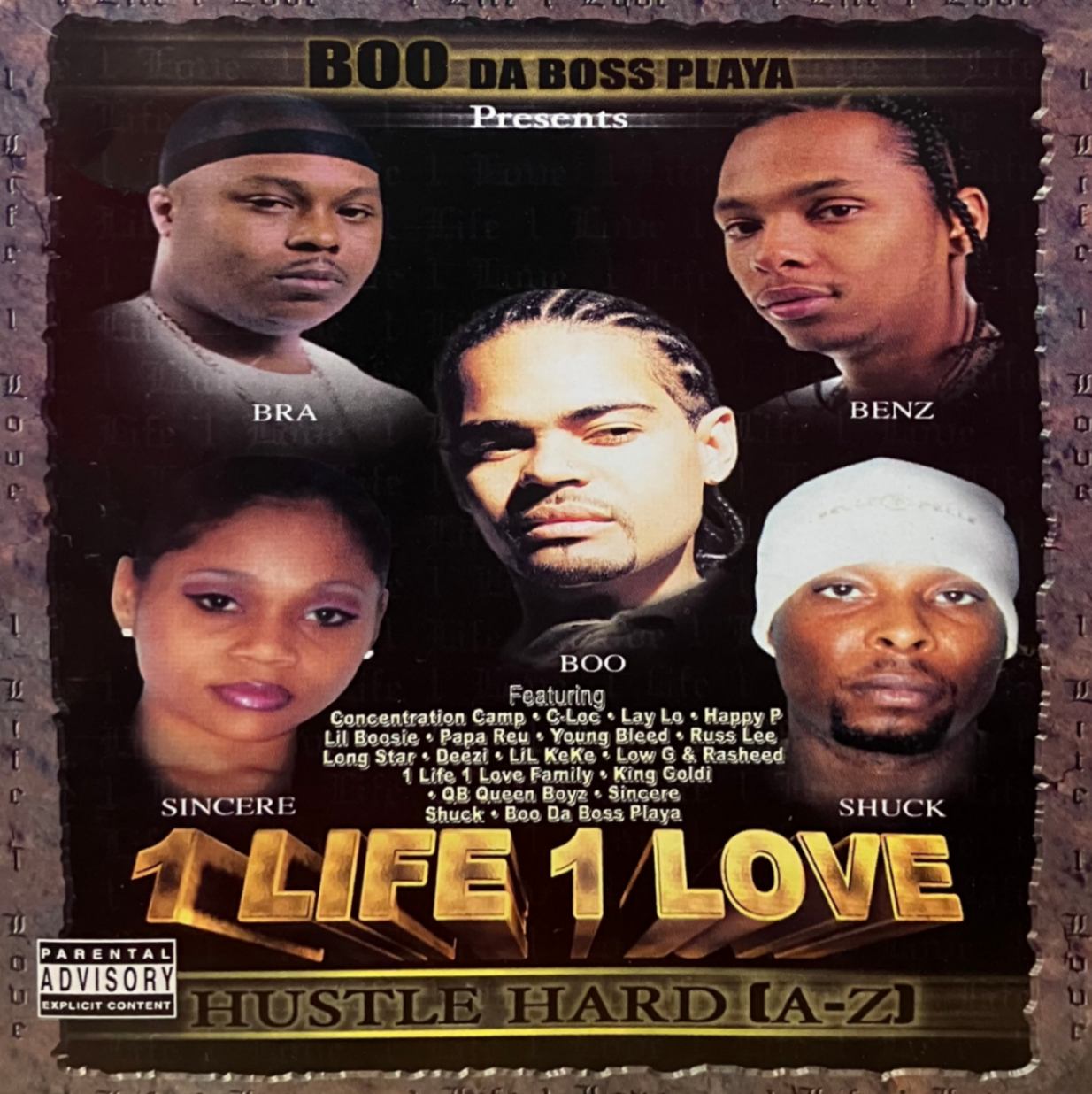 1 LIFE 1 LOVE / HUSTLE HARD (A-Z) | IMPORT CD,DOWN SOUTH | IITIGHT MUSIC