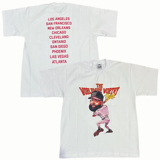 Jay Worthy The World Wide Worthy Tour Official T-Shirts | MERCHANDISE ...