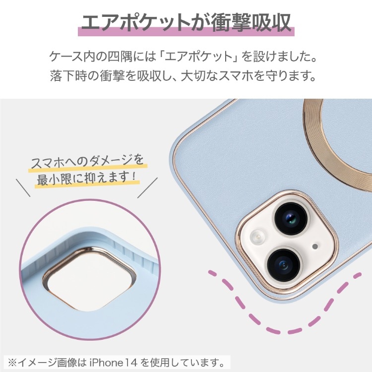 iPhone 16 Noah MagSafe対応 PUバックカバーケース