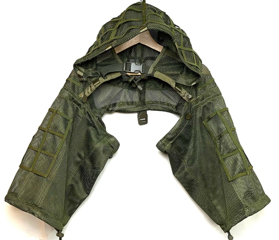 ROCOTACTICAL Military Sniper Ghillie Viper Hood Ver.2 Mesh Green | サバゲー ...