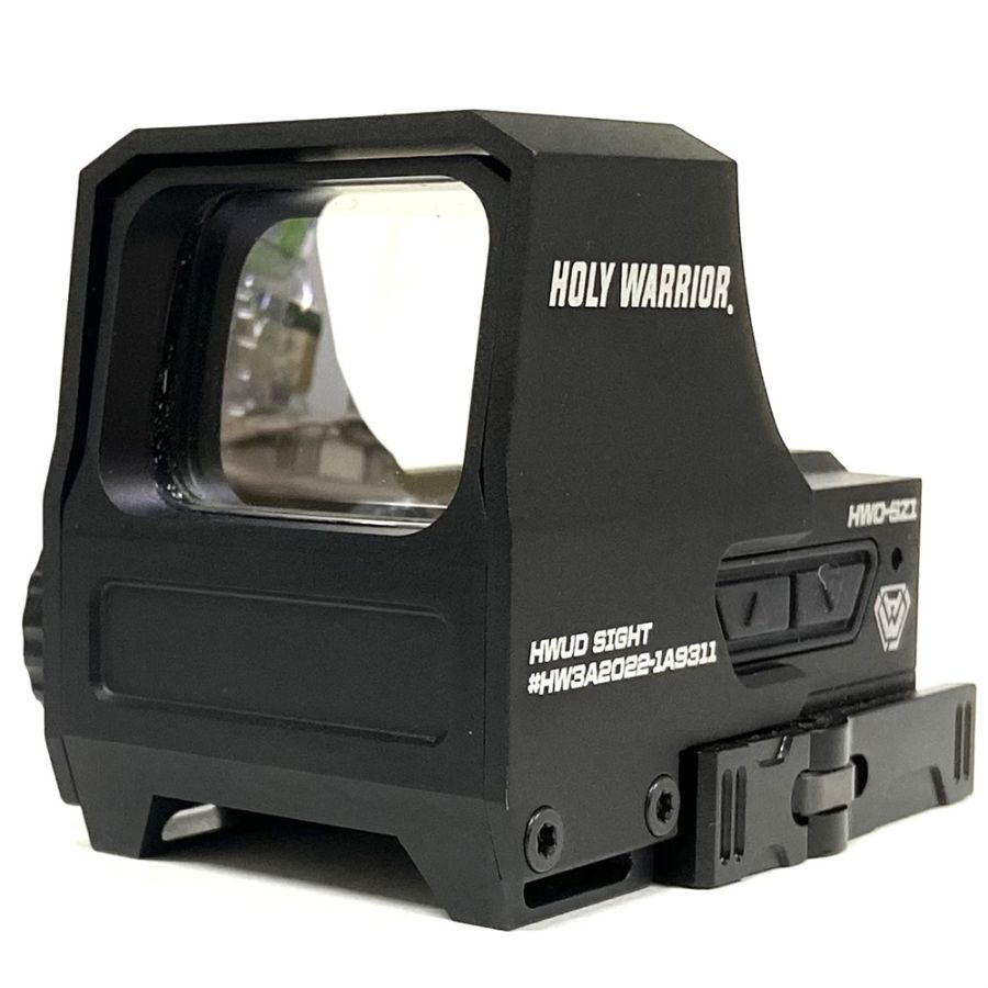 HOLY WARRIOR hwo-hr-015 HWUD SIGHT HWO-SZ1 HUD ホログラフィック ドットサイト Black ...