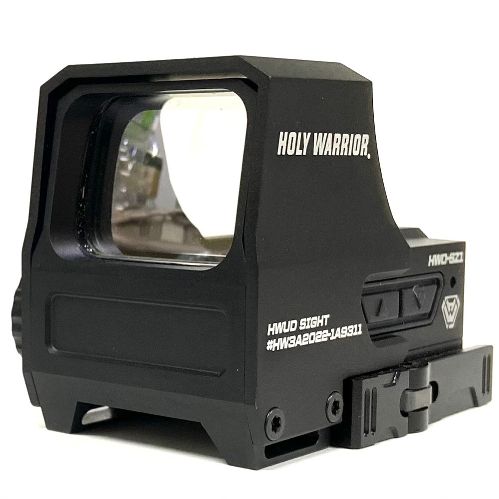 HOLY WARRIOR hwo-hr-015 HWUD SIGHT HWO-SZ1 HUD ホログラフィック ドットサイト Black ...