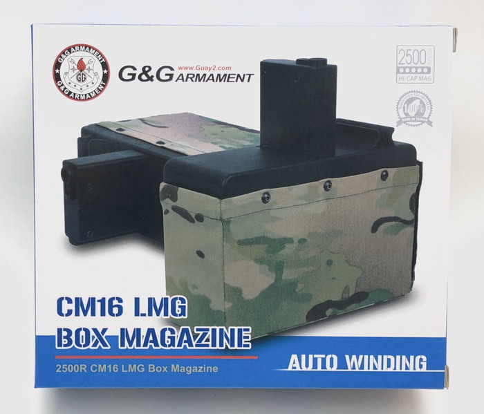 G&G G-08-173 CM16 LMG Box Magazine 2500R (Excl. Battery) | マガジン,G&G ...