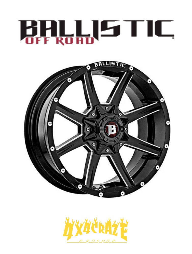 BALLISTIC OFFROAD 956 Razorback Wheels 956790060+00GBX 17インチ 9J オフセット0 ...
