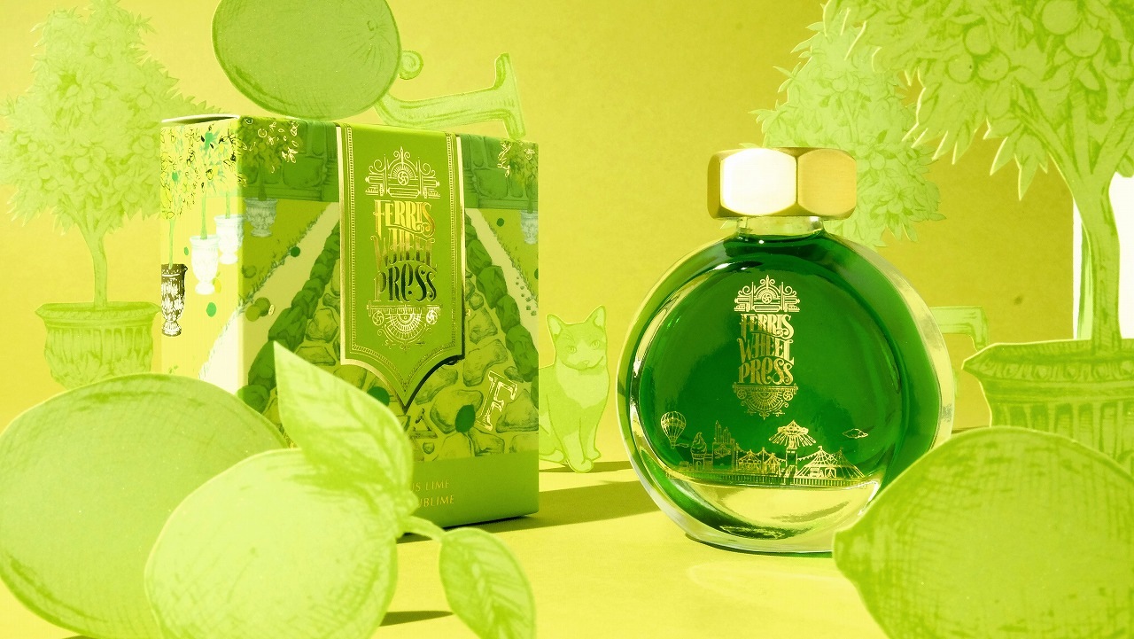 Ferris Wheel Press Frivolous Lime Ink 38ml | ステーショナリー,Ferris Wheel ...