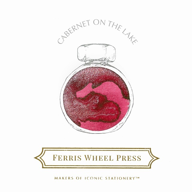 Ferris Wheel Press WOVEN WARMTH Collection Cabernet on the Lake Ink 38ml | ステーショナリー,Ferris Wheel ...