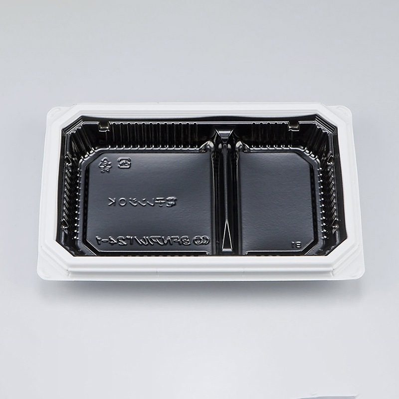 シーピー化成 弁当容器 BFNアルバ 24-1 本体 BW 50枚×16袋（800枚）/箱｜はこまる公式通販