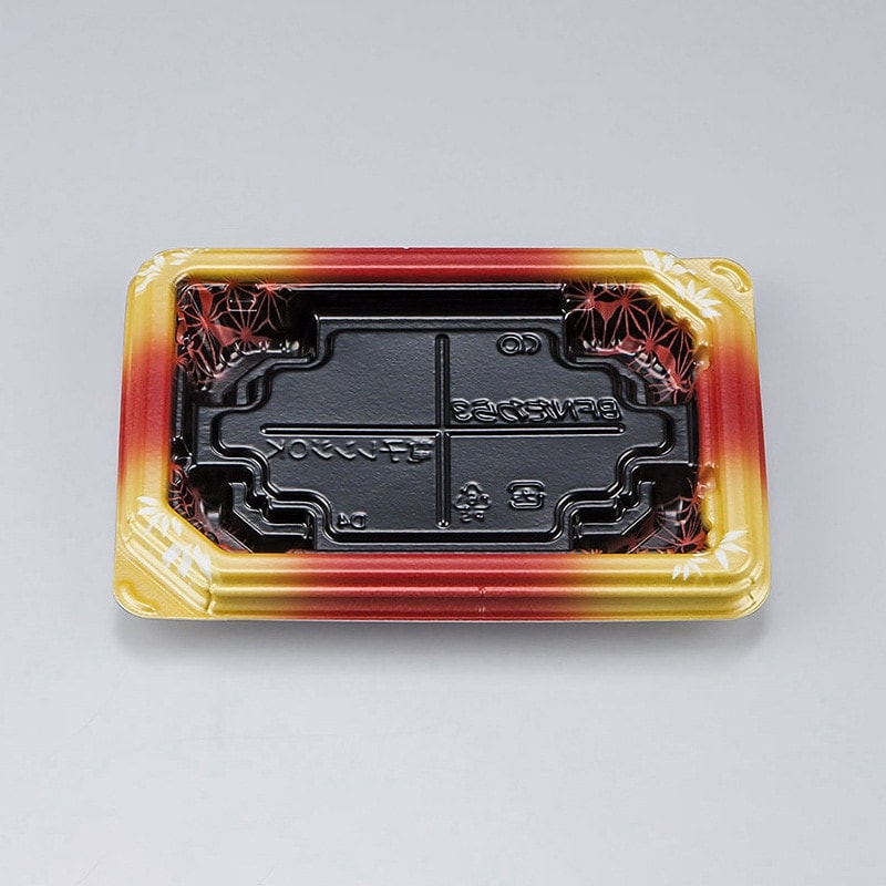 シーピー化成 米飯容器 BFNたわら 3 本体 晶葉／輪島内赤／和もく赤 50枚×16袋（800枚）/箱｜はこまる公式通販