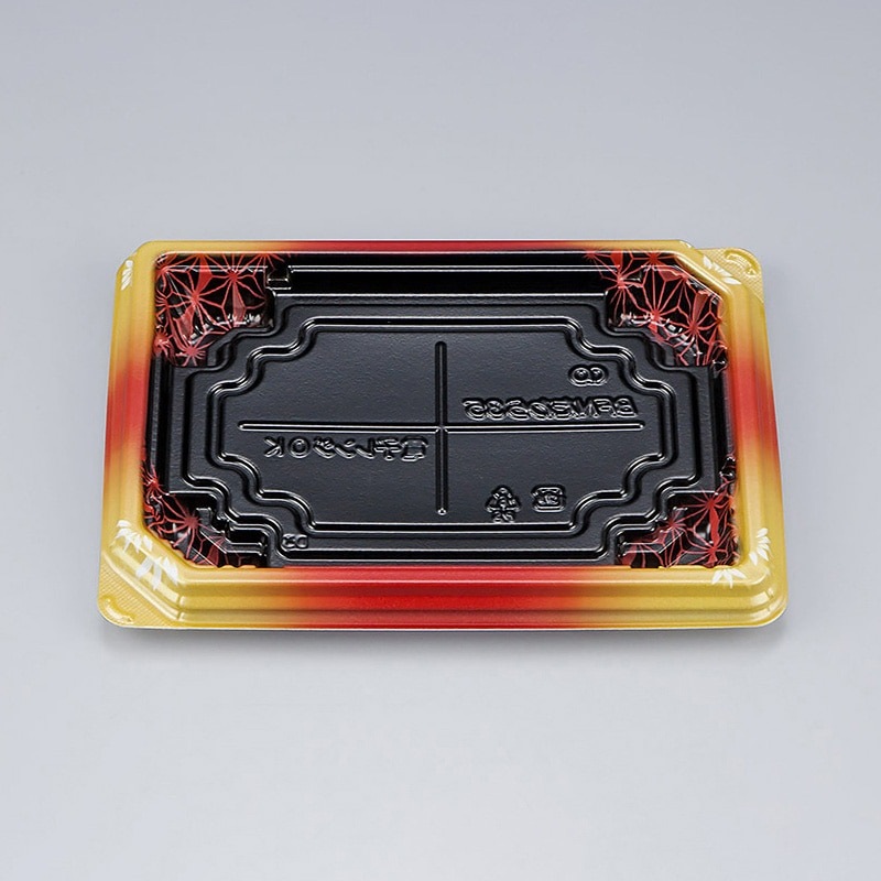 シーピー化成 米飯容器 BFNたわら 本体 35 晶葉／晶葉緑／輪島内赤／和もく赤／和もく白茶 50枚×16袋（800枚）/箱｜はこまる公式通販