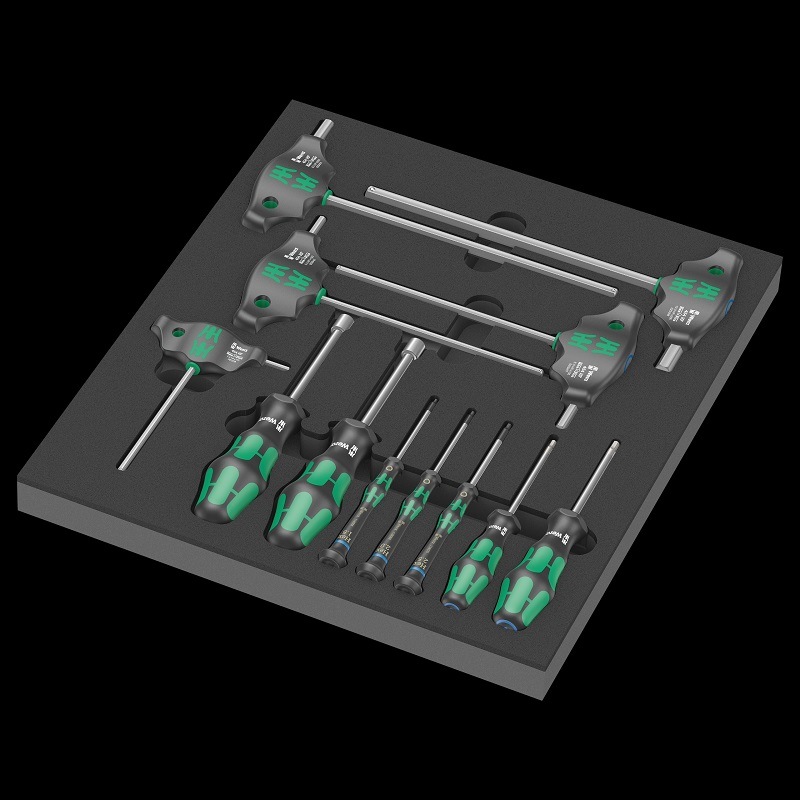 9713 Foam Insert Hex Screwdriver Set 1 | Wera | BLUECOLOR.WORK＜公式サイト＞