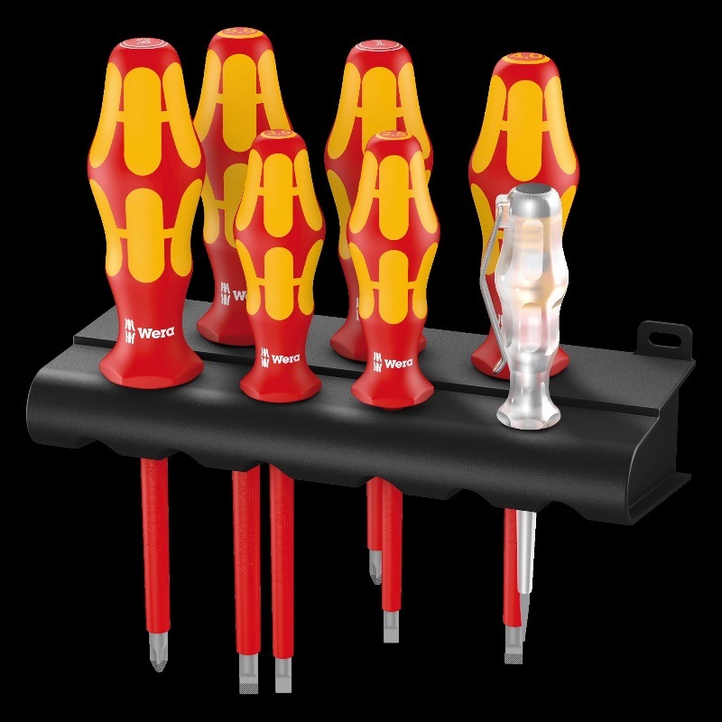 160 i/7 VDE Rack Screwdriver Set 7 pieces | Wera | BLUECOLOR.WORK＜公式サイト＞
