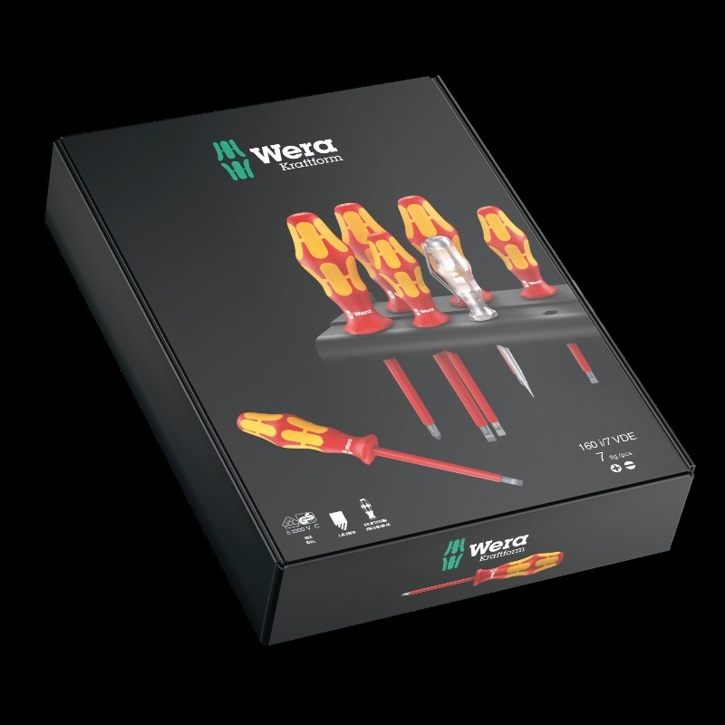 160 i/7 VDE Rack Screwdriver Set 7 pieces | Wera | BLUECOLOR.WORK＜公式サイト＞