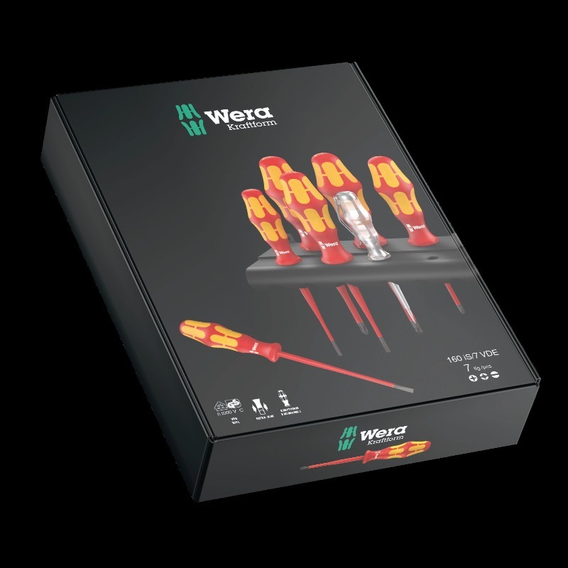 160 iS/7 VDE Rack Screwdriver Set 7 pieces | Wera | BLUECOLOR.WORK＜公式サイト＞